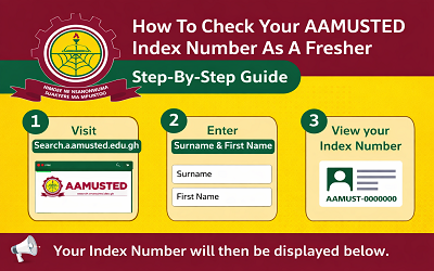 How to Check your Aamusted Index Number As A Fresher – Global ...